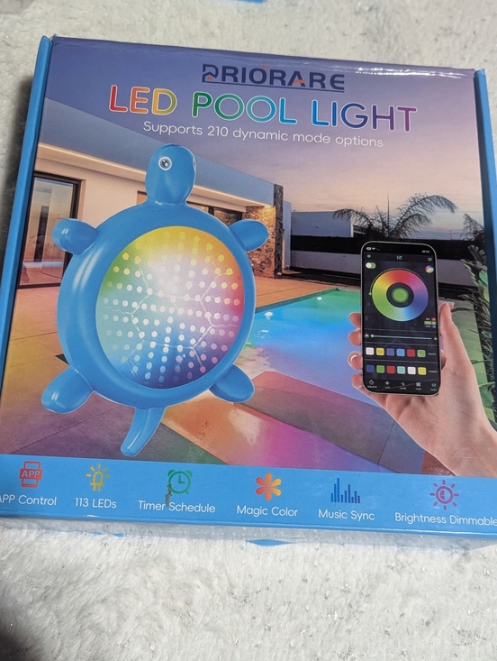 Priorare | Other | Priorare Bluetooth Led Pool Light Rgb Waterproof App ...